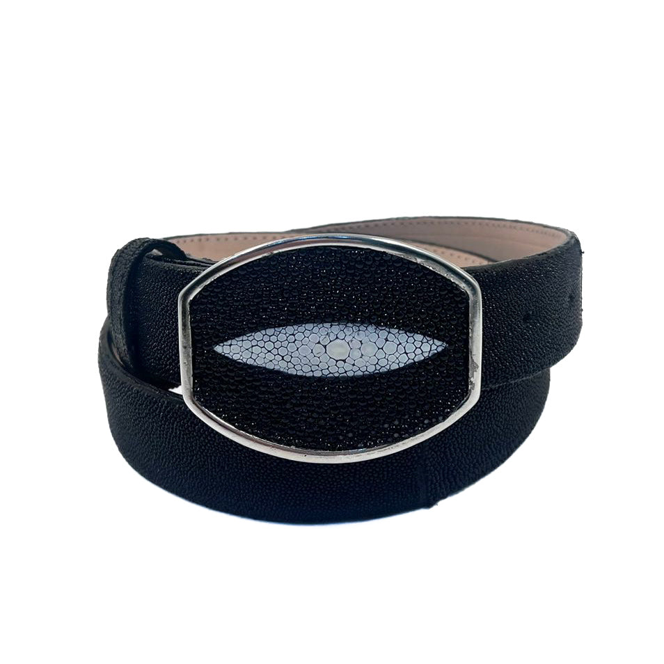 Nilo: Cinto en piel de Mantarraya – StingrayMx